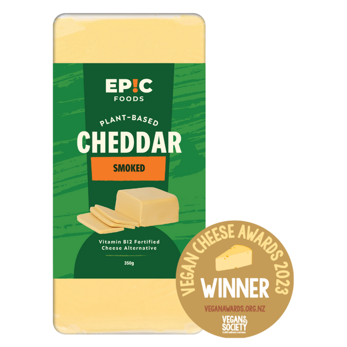 Plant-Based Smoked Cheddar – Epic Cheese